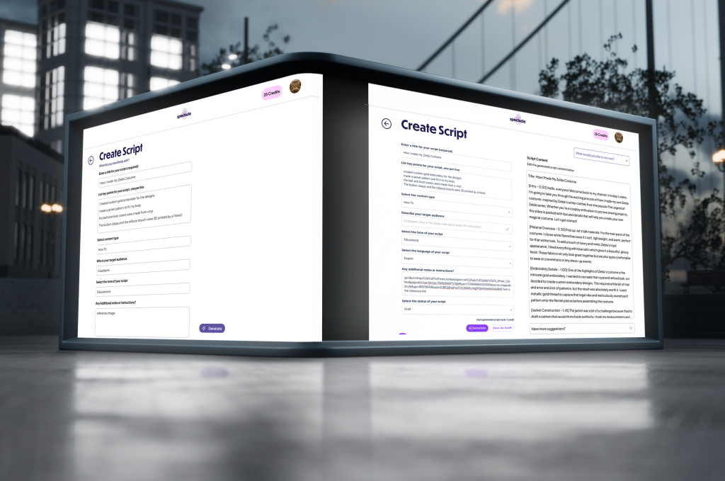 Script AI – Spectacle